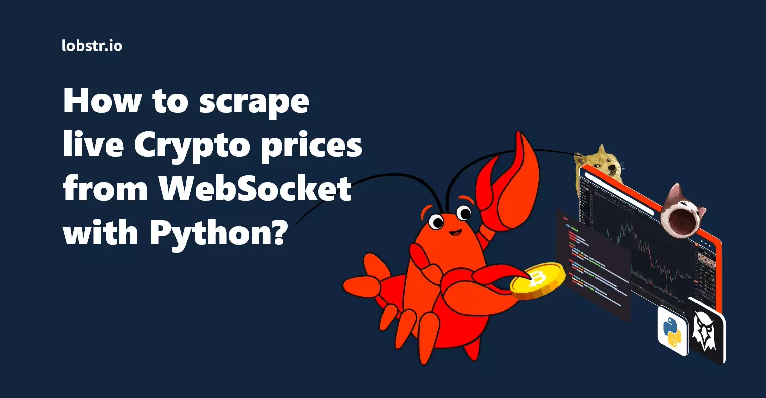 How to scrape live Crypto prices from WebSocket with Python?